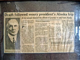 6633 North: Your history lesson on the death of Warren G Harding