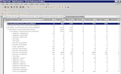 Testing the Script Performance Profiler - The Siebel Hub