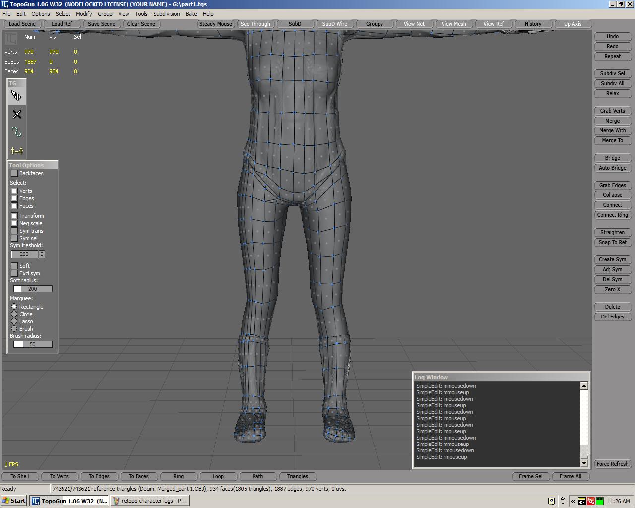 The Daily Blogg...: retopo character..