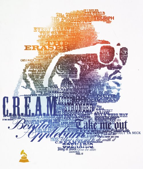 Mjaysmonk Designhaus: The music type typography posters