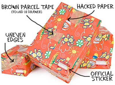 Nothing To Do With Arbroath: Messy gift-wrapping service launched by ...