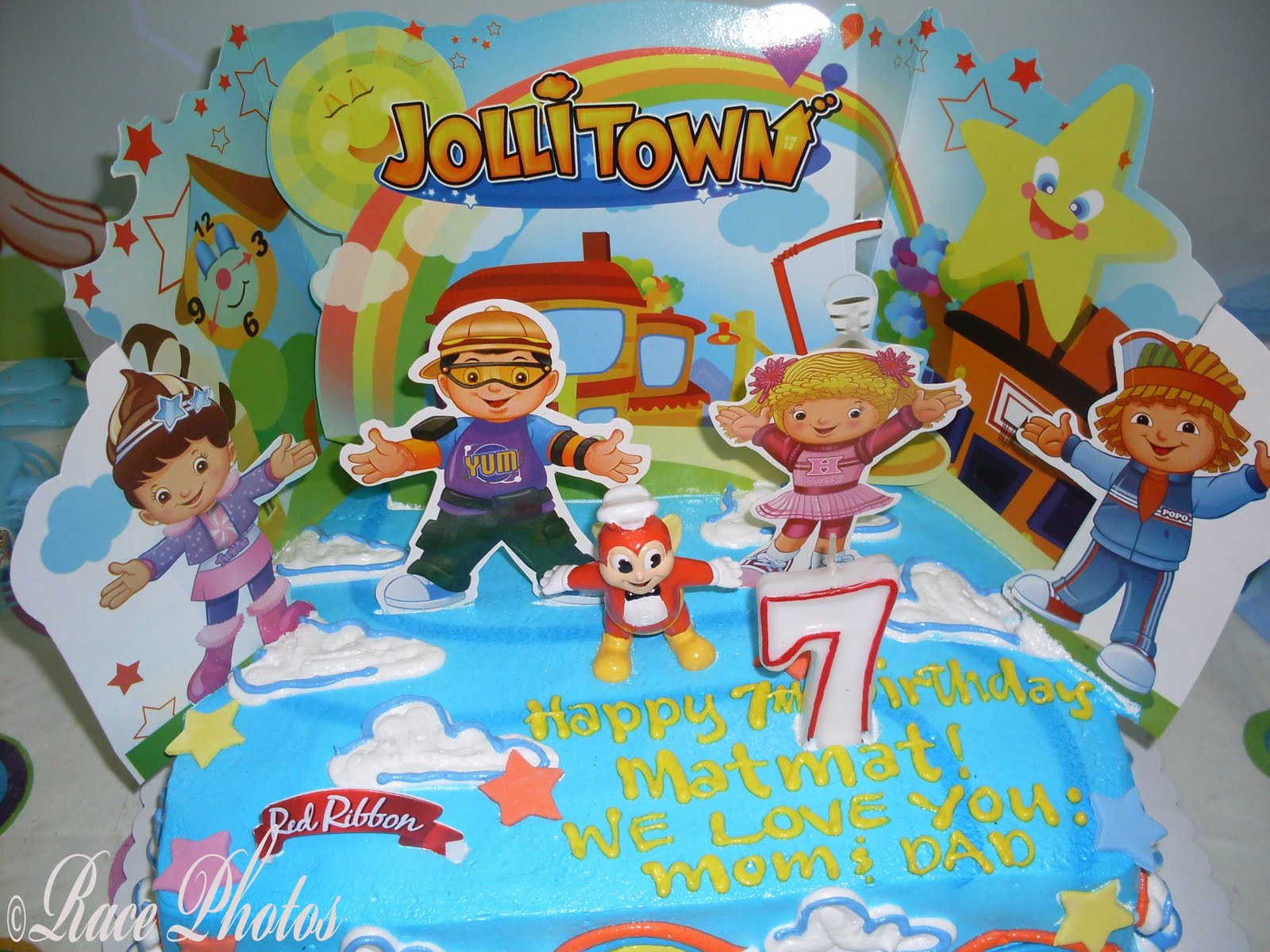 Race Cozy Corner: ;BM/MYM/RT: Jollibee Birthday Cake