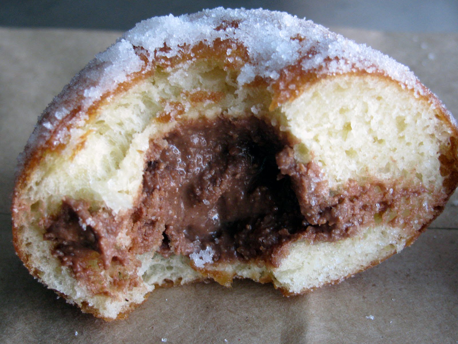 There's No Crying in Pastry: nutella beignet