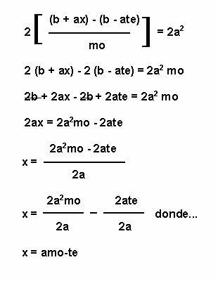 Professor Leandro Bianor: Declaração Matemática de amor "Amo - te"