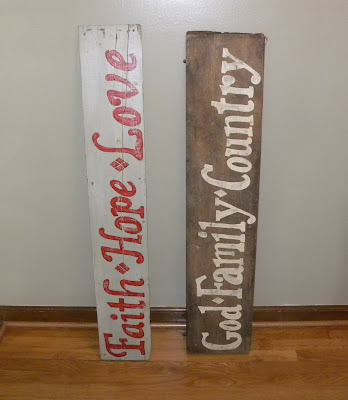 From The Hive: old wood signs