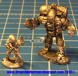 DROPSHIP HORIZON: GZG 15mm Light UNSC & Cyclops Battlesuit Preview