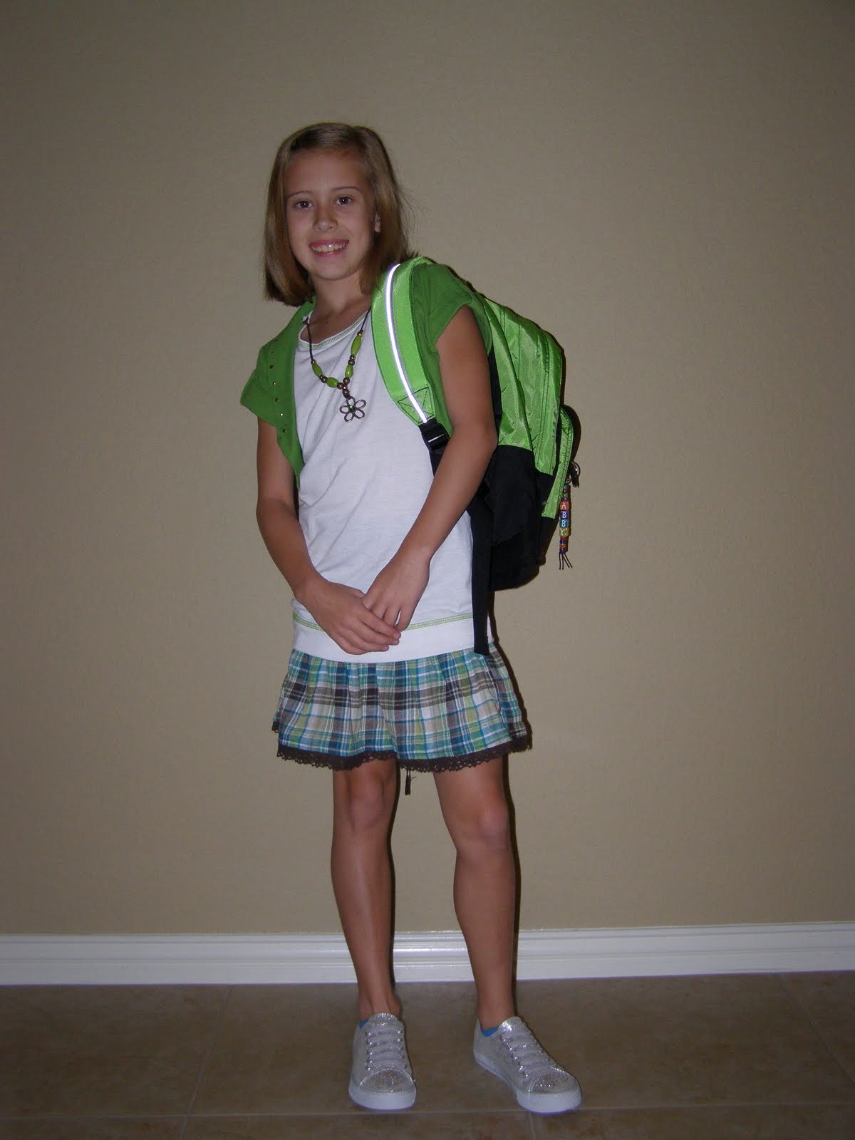 Irwin family: First day of school - 4th grade