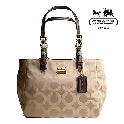 MyLilCoachStore: Coach Mia Signature Op Art Sateen Tote 15758