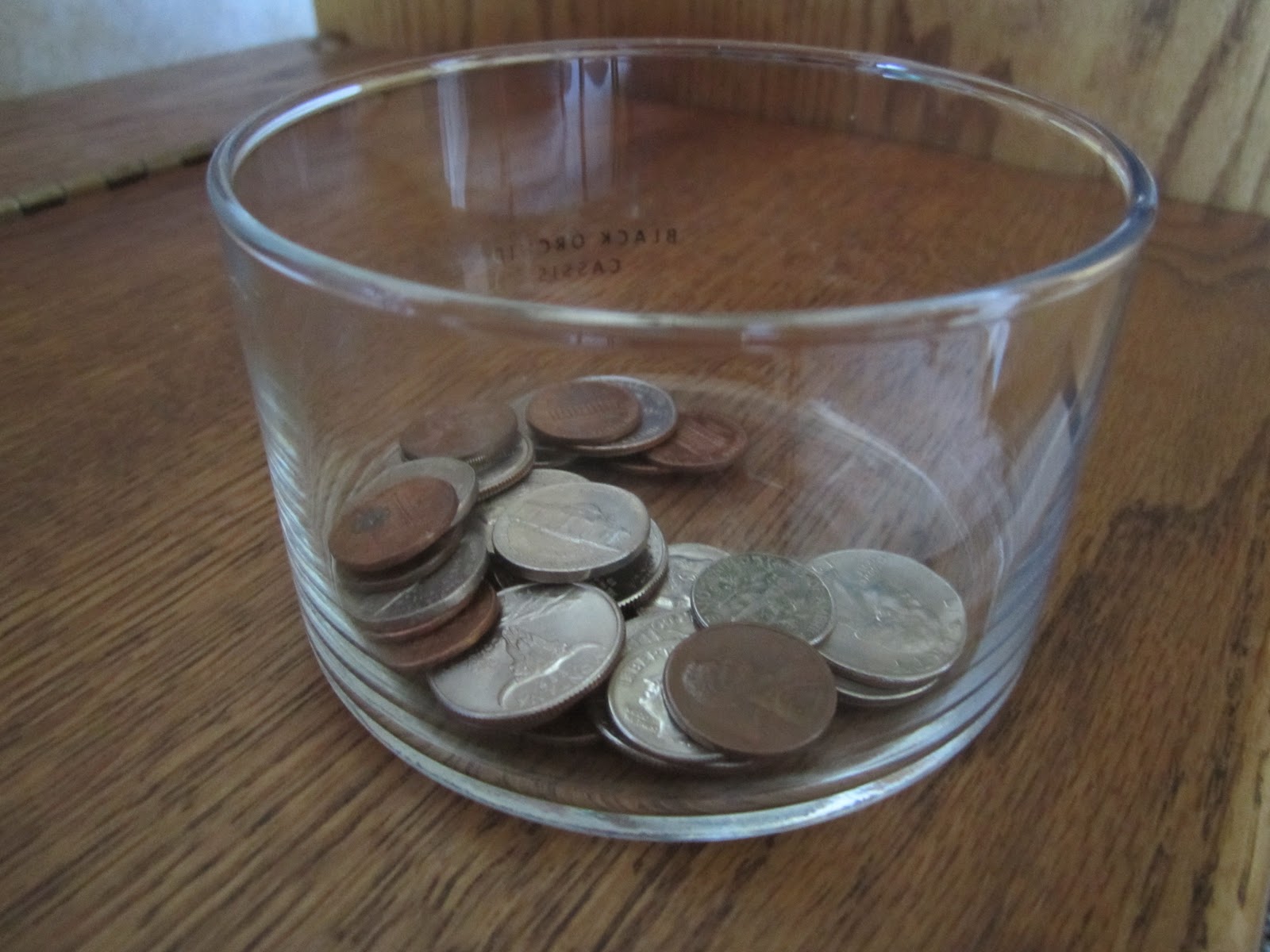 Mary Lou's Corner: DECORATED MONEY DISH