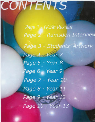 Emma's Media Blog: creating the front cover and contents page of my ...