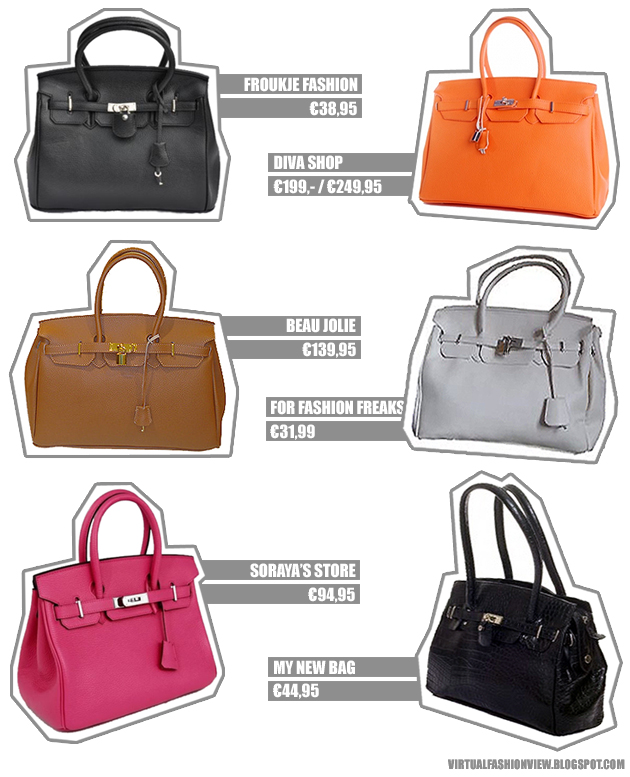 Virtual Fashion View: SHOPPING | BIRKIN LOOK-A-LIKE