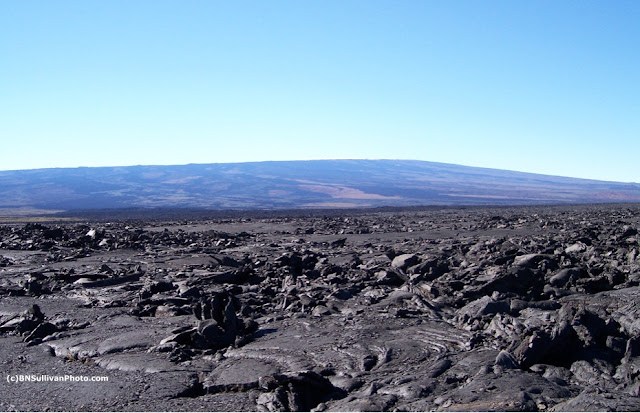 B N Sullivan Photography: Pāhoehoe Lava from Mauna Loa Volcano