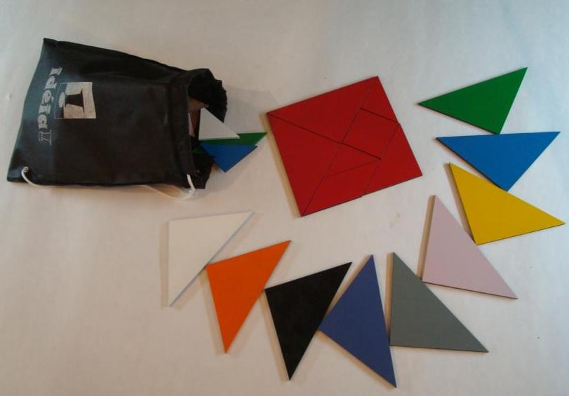 Idéia Brinquedos: Tangram - Kit 10 jogos