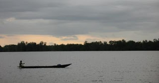 Construção da Ponte de S. Vicente - Guiné Bissau: O rio Cacheu, num fim ...