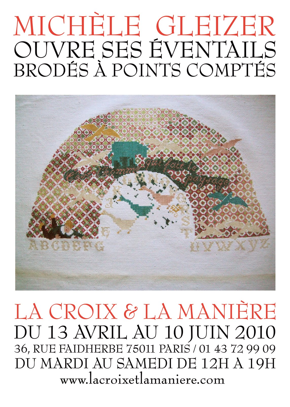 la bobine rouge: exposition Michèle Gleizer 2010