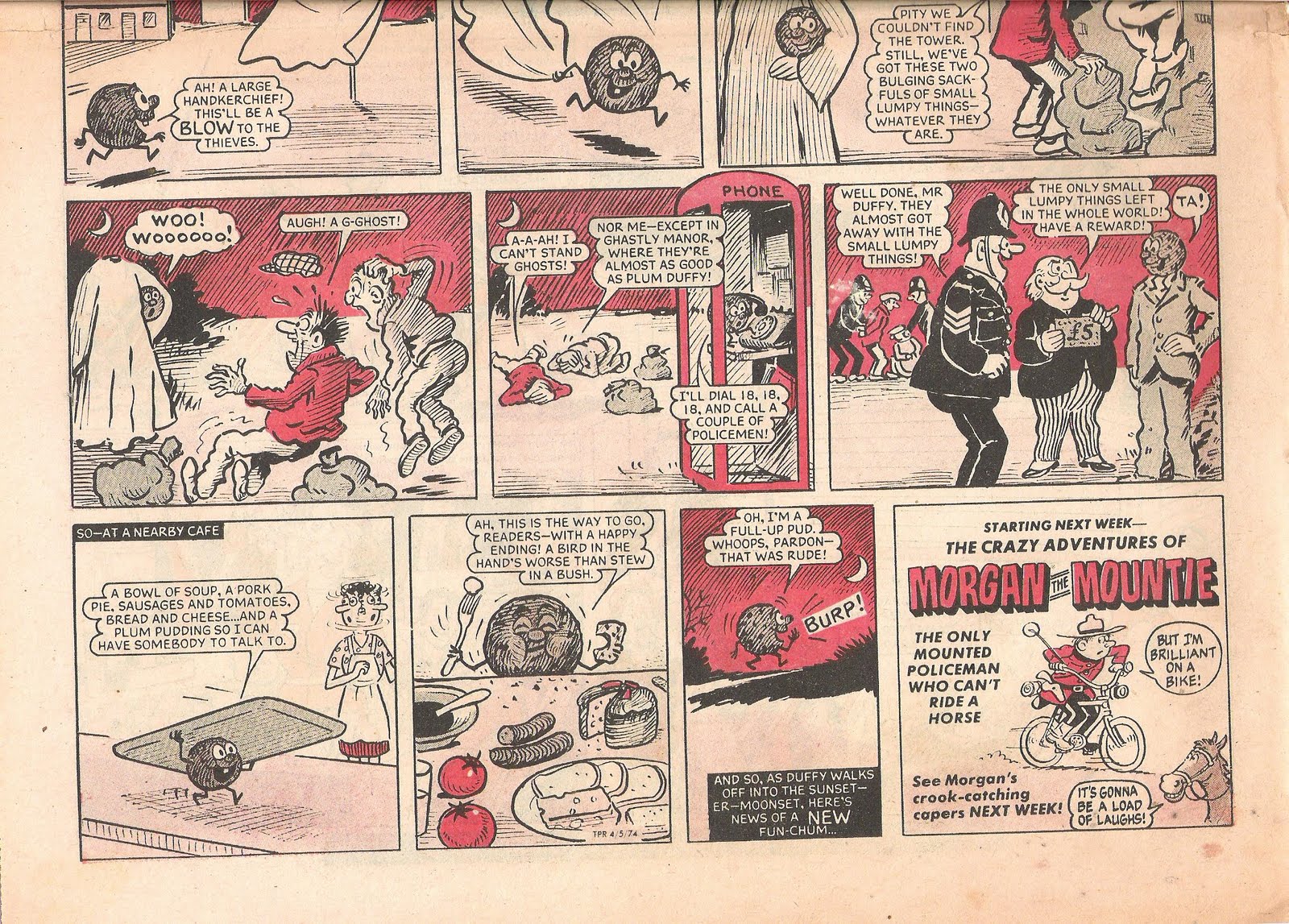 Peter Gray's Comics and Art: Plum Duffy by Brian White. A silly fun ...