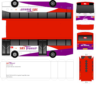 The official Syahid's Paper Bus Models: Volvo B10M Mk 3