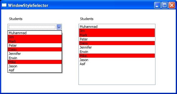 Muhammad Shujaat Siddiqi: WPF - Style Selector for Items in ItemsControl