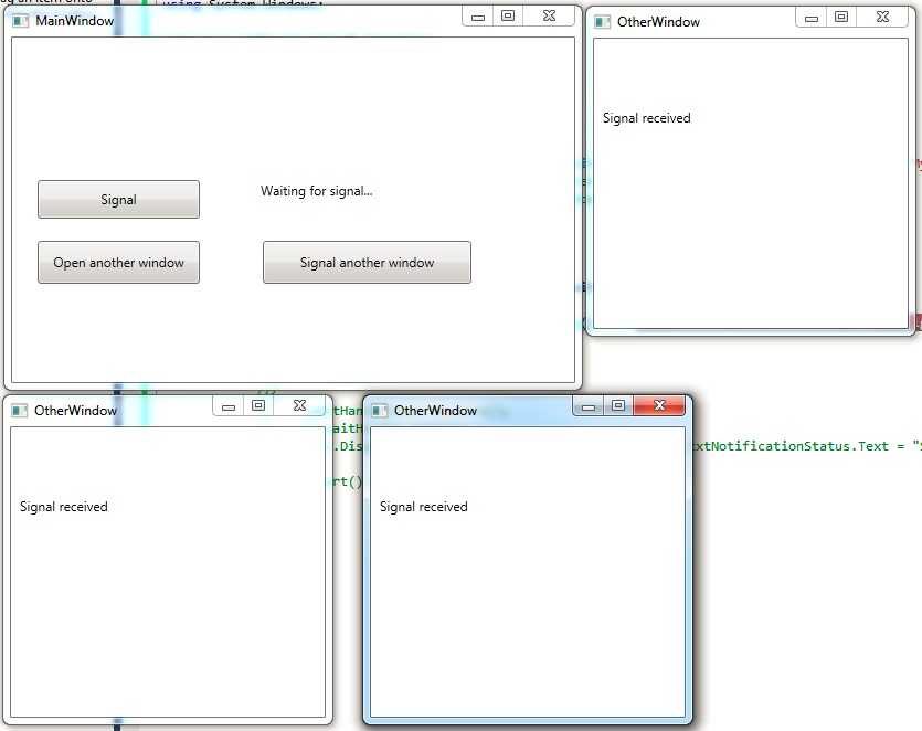 Muhammad Shujaat Siddiqi: WPF - Notification through Thread Signaling ...