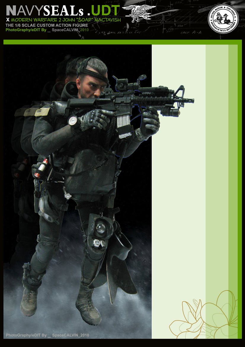 SpaceCalvin_My Space_My 1/6 Custom: 海豹_The Navy Seals_UDT_New