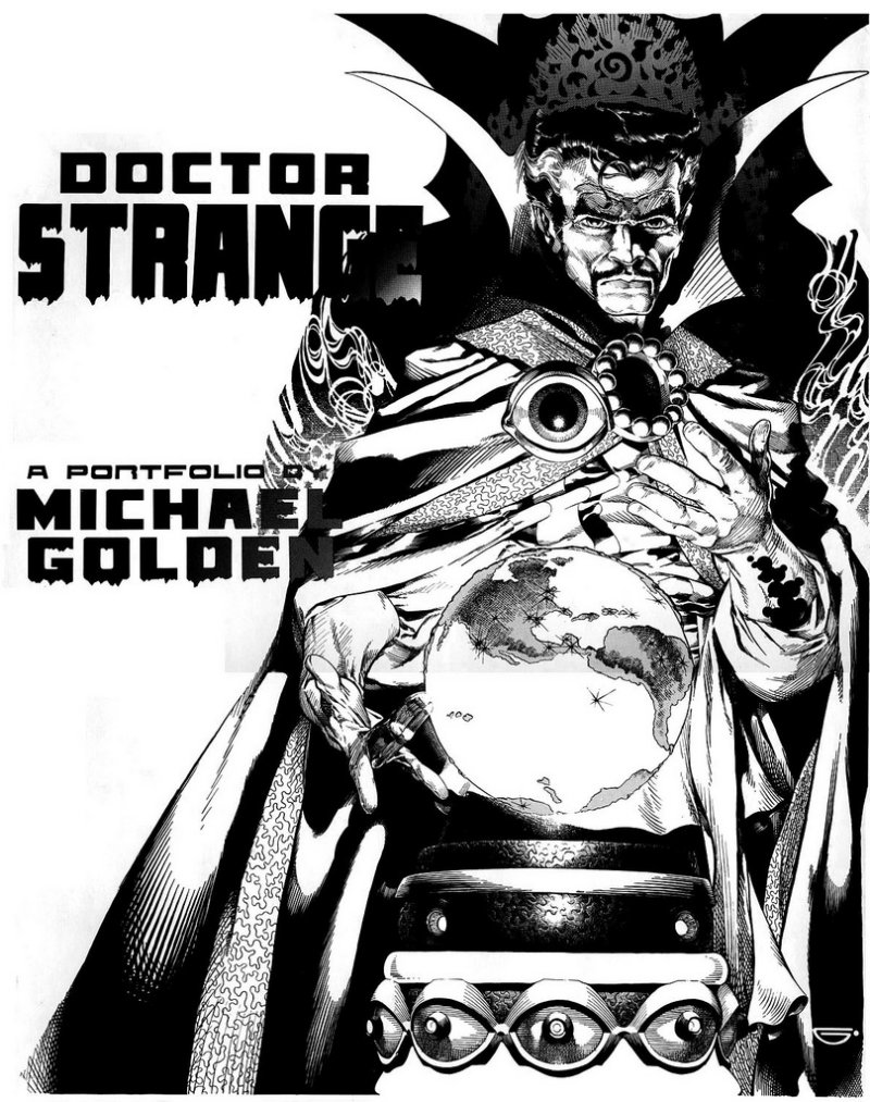 Marvel Comics of the 1980s: 1983 - Michael Golden's Dr. Strange Portfolio