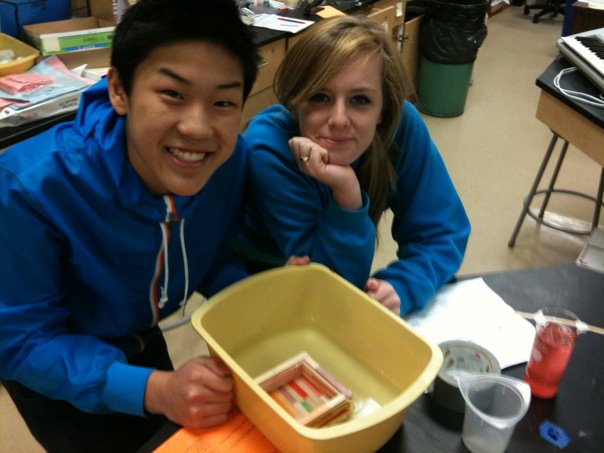 Kaylyn Dawkins: Floating Popsicle Raft!