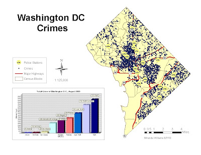 Miranda's GIS Blog: Week 8 Washington DC Crimes