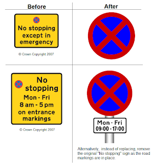 Signage improvements: No stopping and no waiting | glob on someday