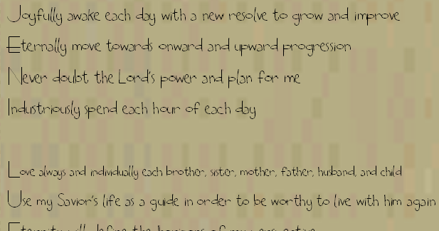 GS 101: Personal Creed Doc.: EXAMPLE 1 & 2 (mission statements)