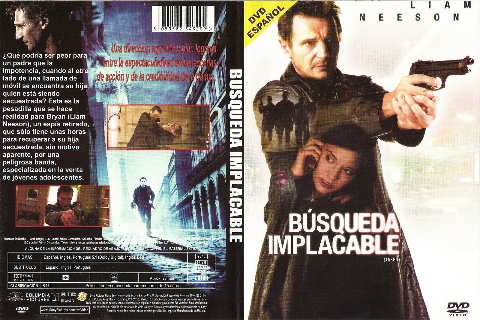 PELICULAS DISPONIBLES EN DVD: BUSQUEDA IMPLACABLE