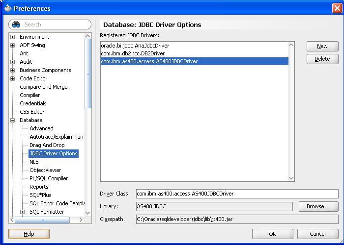 Applied Integration Configuring Jdeveloper 11g With As400