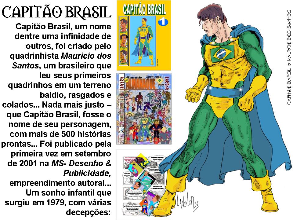 HQ Quadrinhos: CAPITÃO BRASIL by Mauricio dos Santos