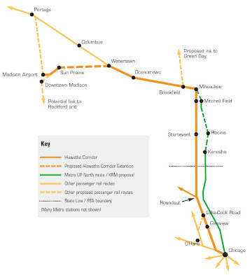 Trains for Wisconsin: Madison to Chicago
