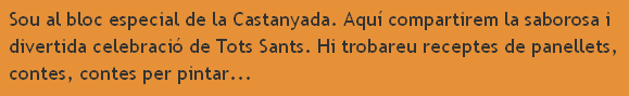 Castanyada: El conte de les castanyes amb banyes
