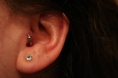 Helen's Craftastic blog: My Tragus Piercing Might Be Migrating or ...