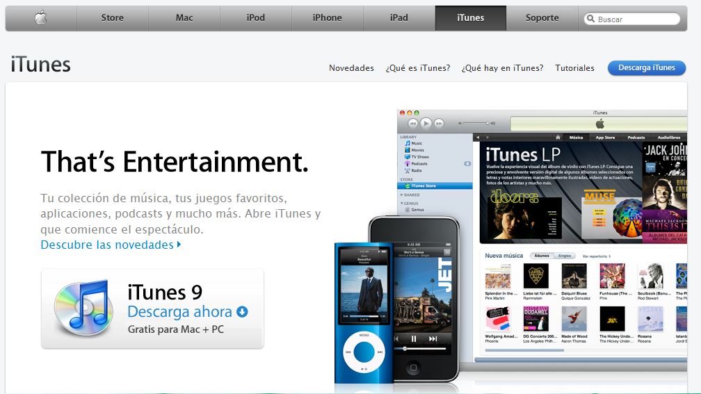 Innovando en la Tecnologia 2012: Listo para descargar iTunes 9.1