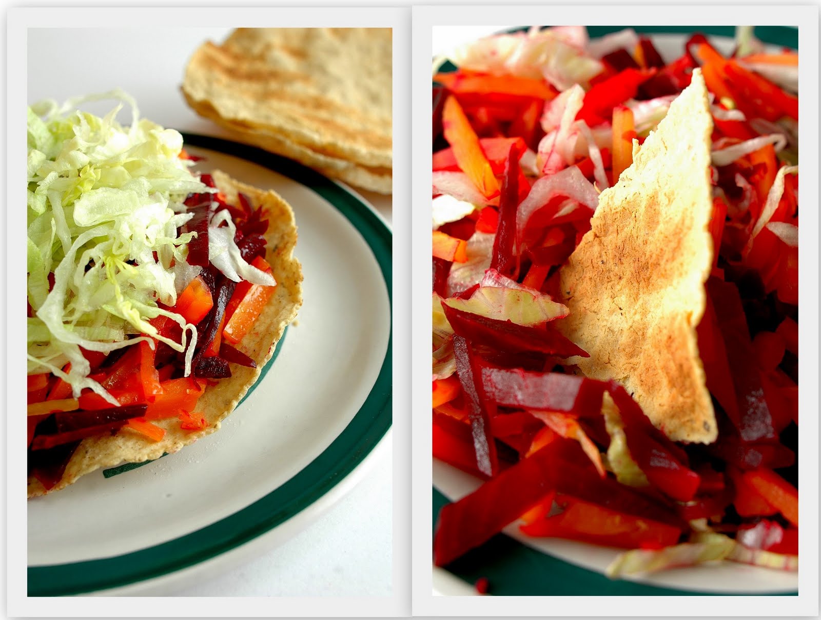 TOSTADAS DE MAÍZ CRIOLLO DEL ESTADO DE CHIAPAS, MÉXICO: TOSTADA VEGETARIANA