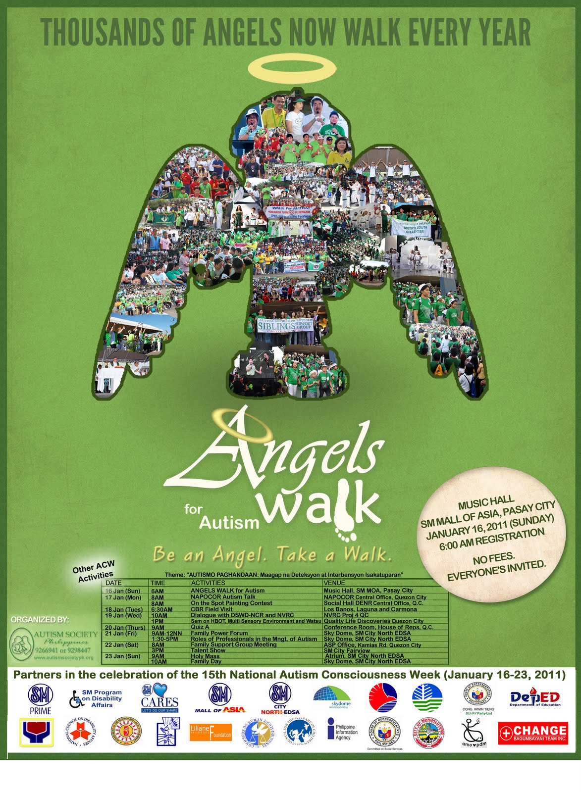 2011 Angels Walk for Autism ~ Autism Society Philippines