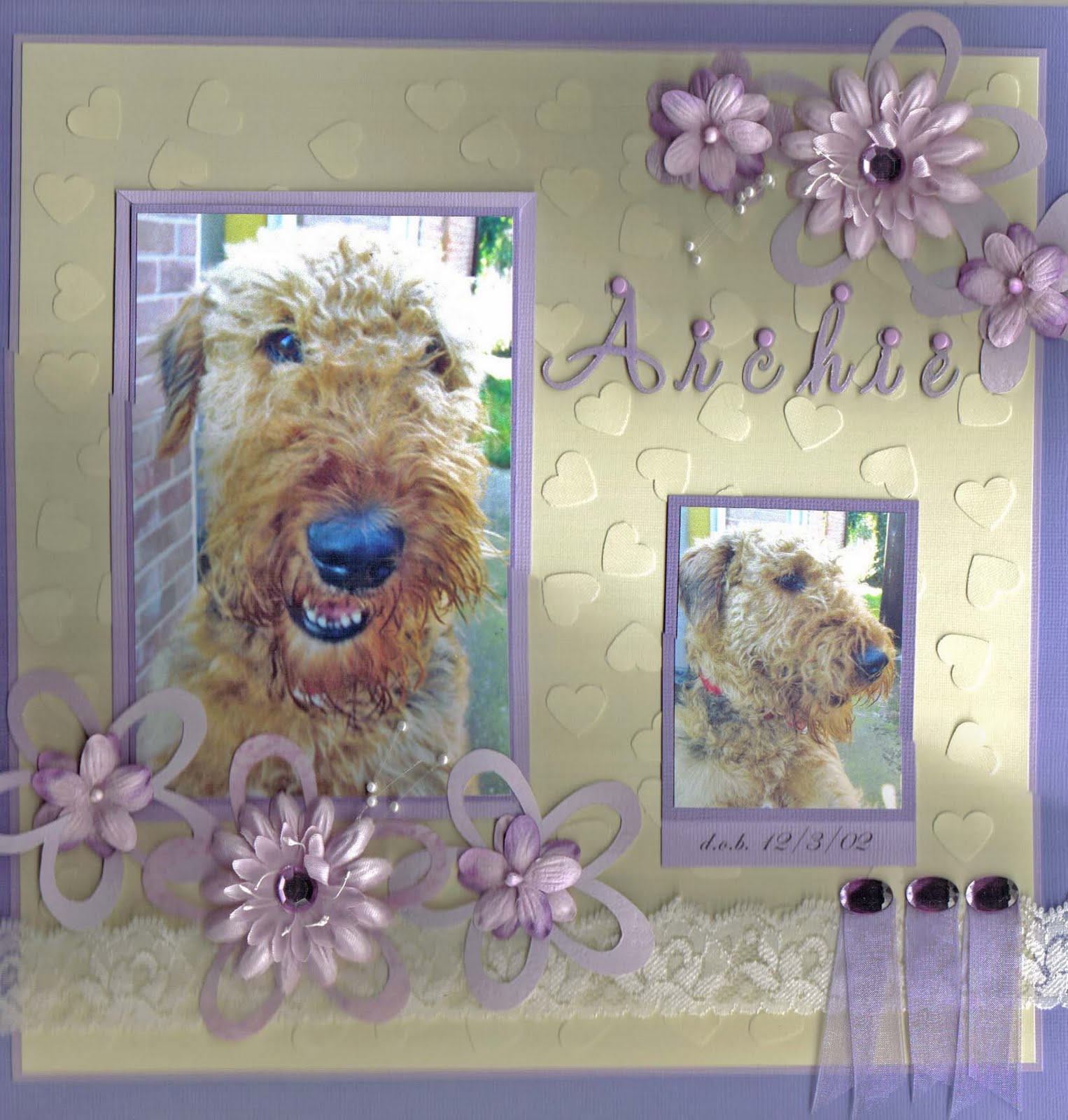 Crafting with dogs: July 2010