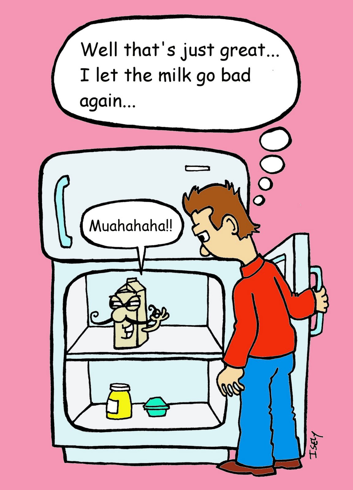 When milk goes bad again... : funny