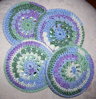 Dragonfaeriee Crochet Tales: CD Coaster Set #1
