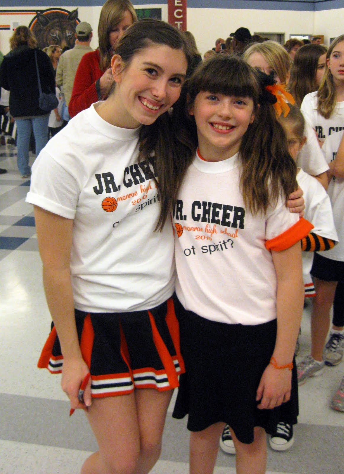 The Megs and Bria Blog: Jr. Cheer 2010