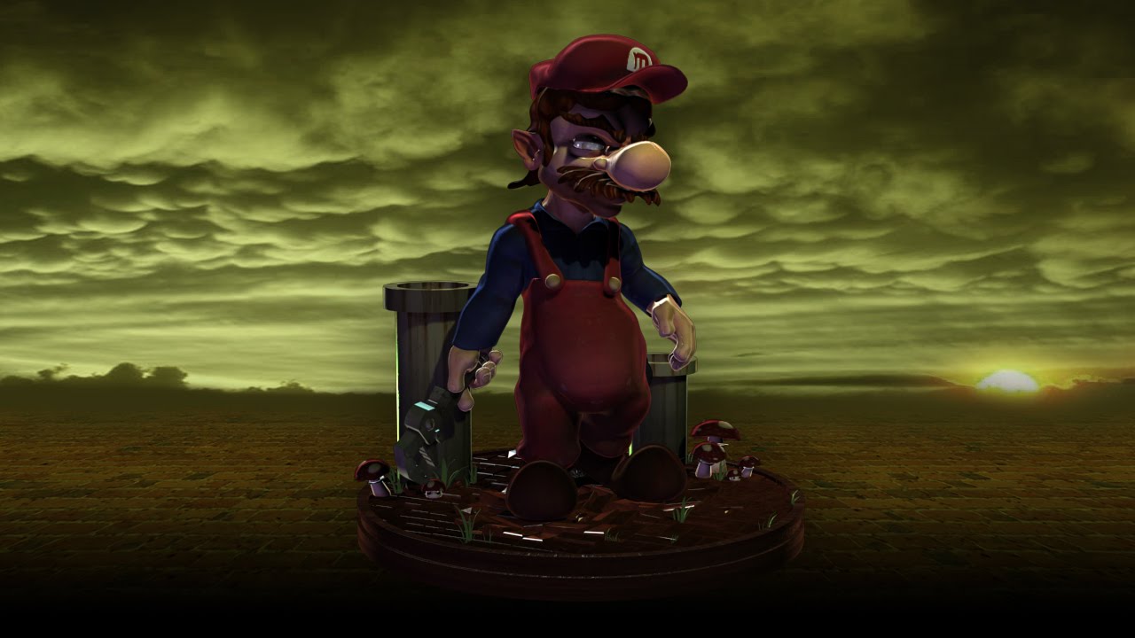 The Art of Dennis Flath: Mad Mario: Getting Warmer
