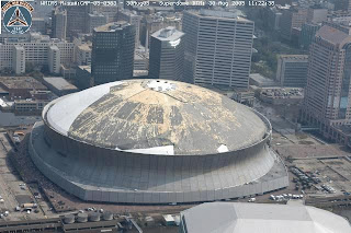 Visual Politics FYS: Superdome Aerial Shot