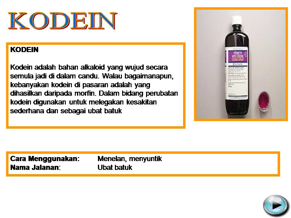 PPDa: Jenis-jenis Dadah