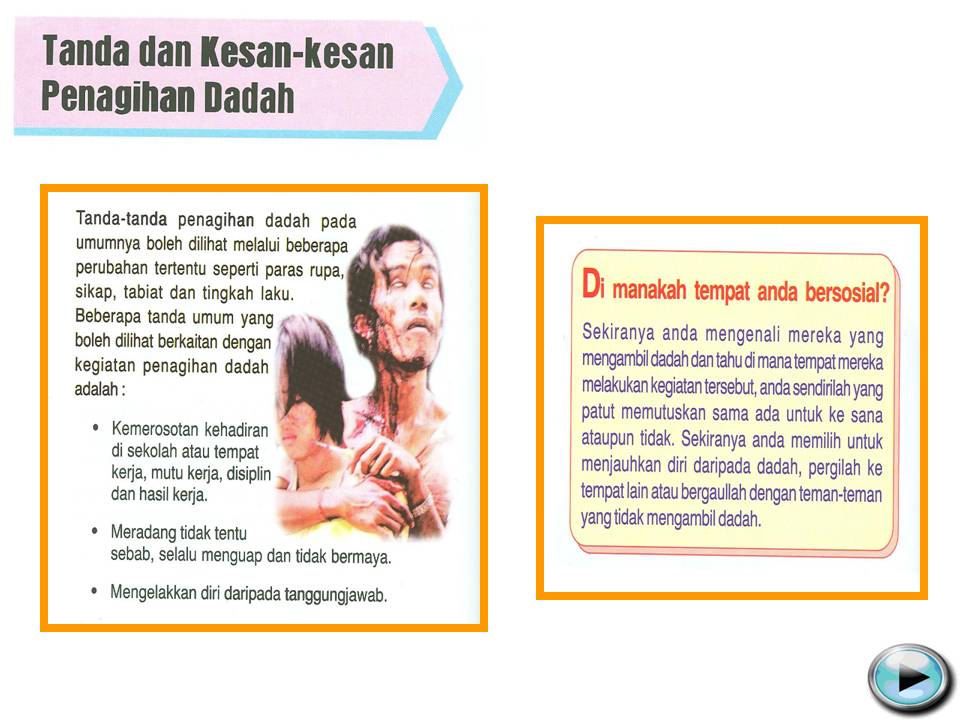 PPDa: Tanda-Tanda Penagihan Dadah