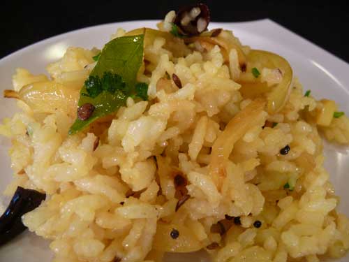 Indian Hot Recipes: Onion Rice Snack Recipe