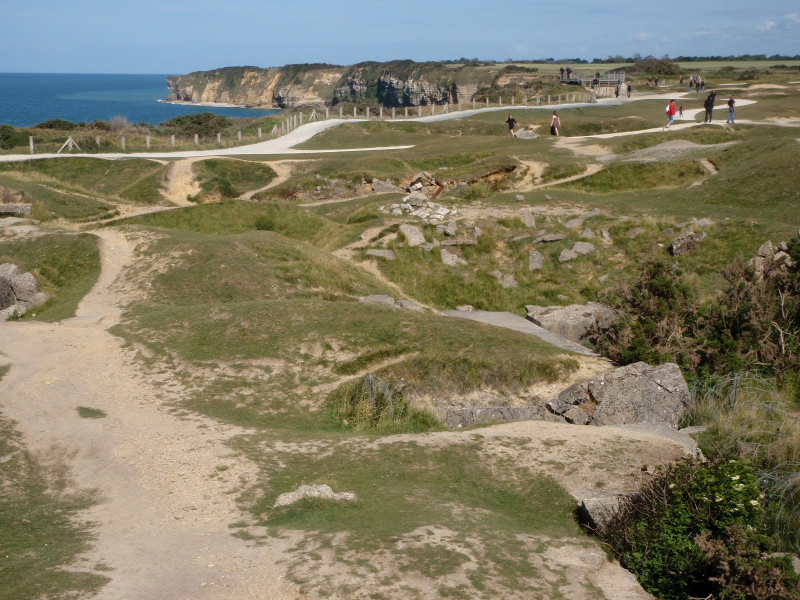 Wind in my hair, bugs in my teeth: Pointe du Hoc