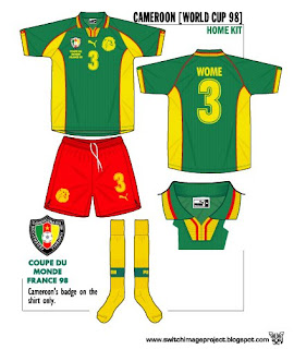 Football teams shirt and kits fan: Cameroon World Cup 1998 team kits ...