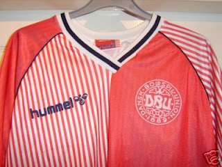 Football teams shirt and kits fan: Denmark kits World Cup 1986